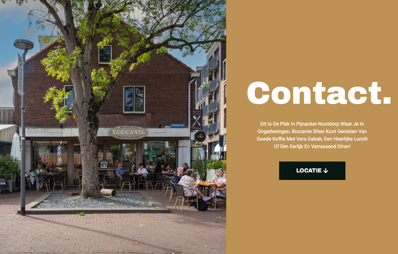 Contact Brasserie Pijnacker | Restaurant Brocante